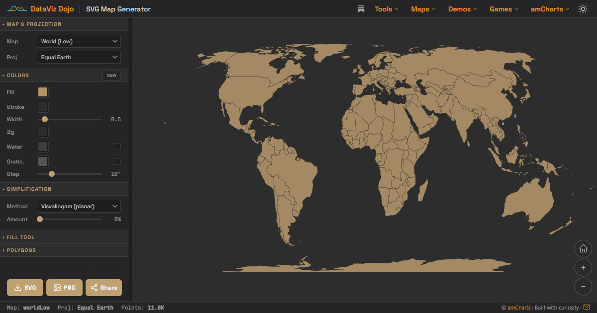 SVG Map Generator